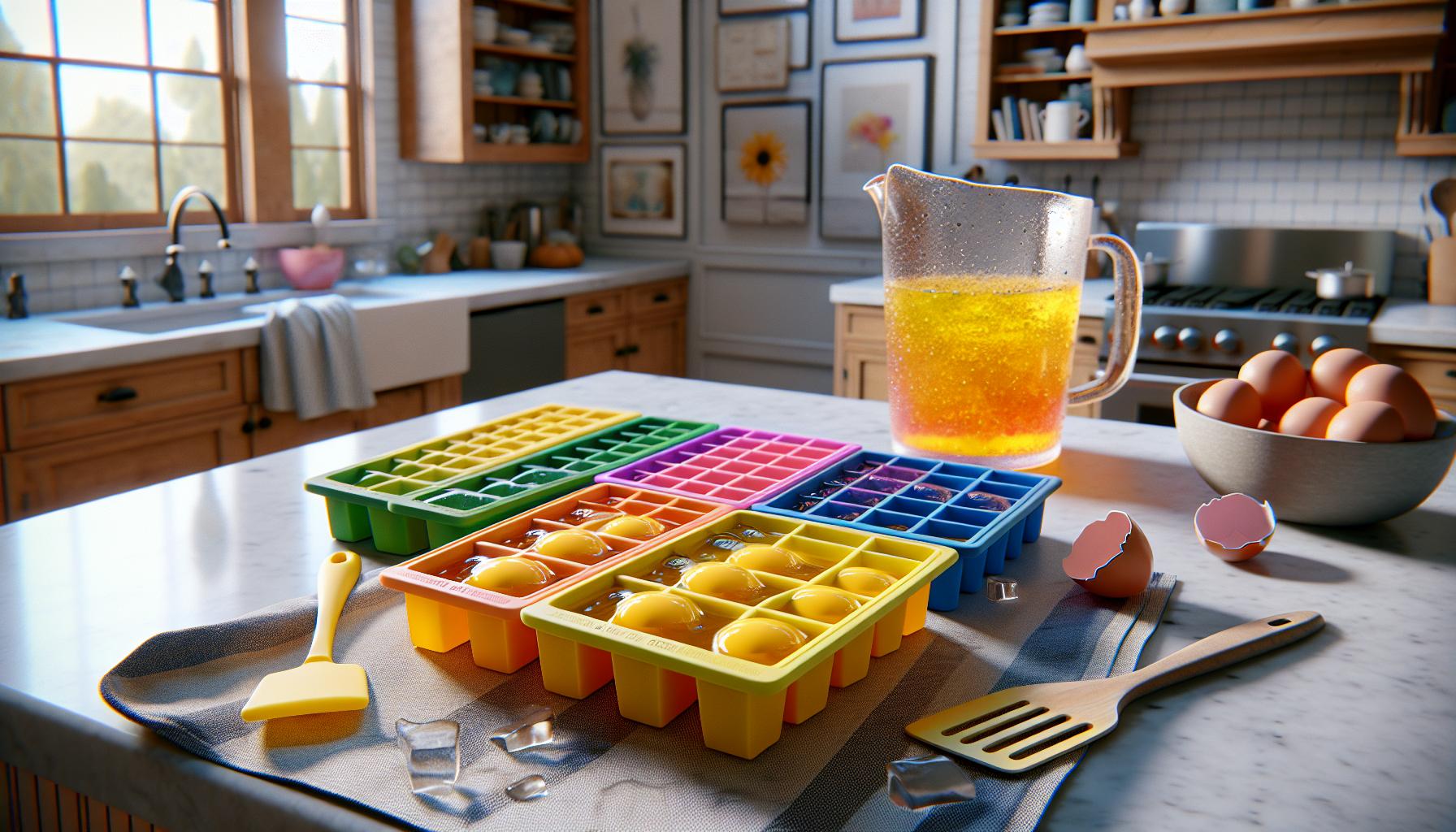 Freeze Eggs Like a Pro - Ice Cube Tray Storage Hack - Terra's Kitchen