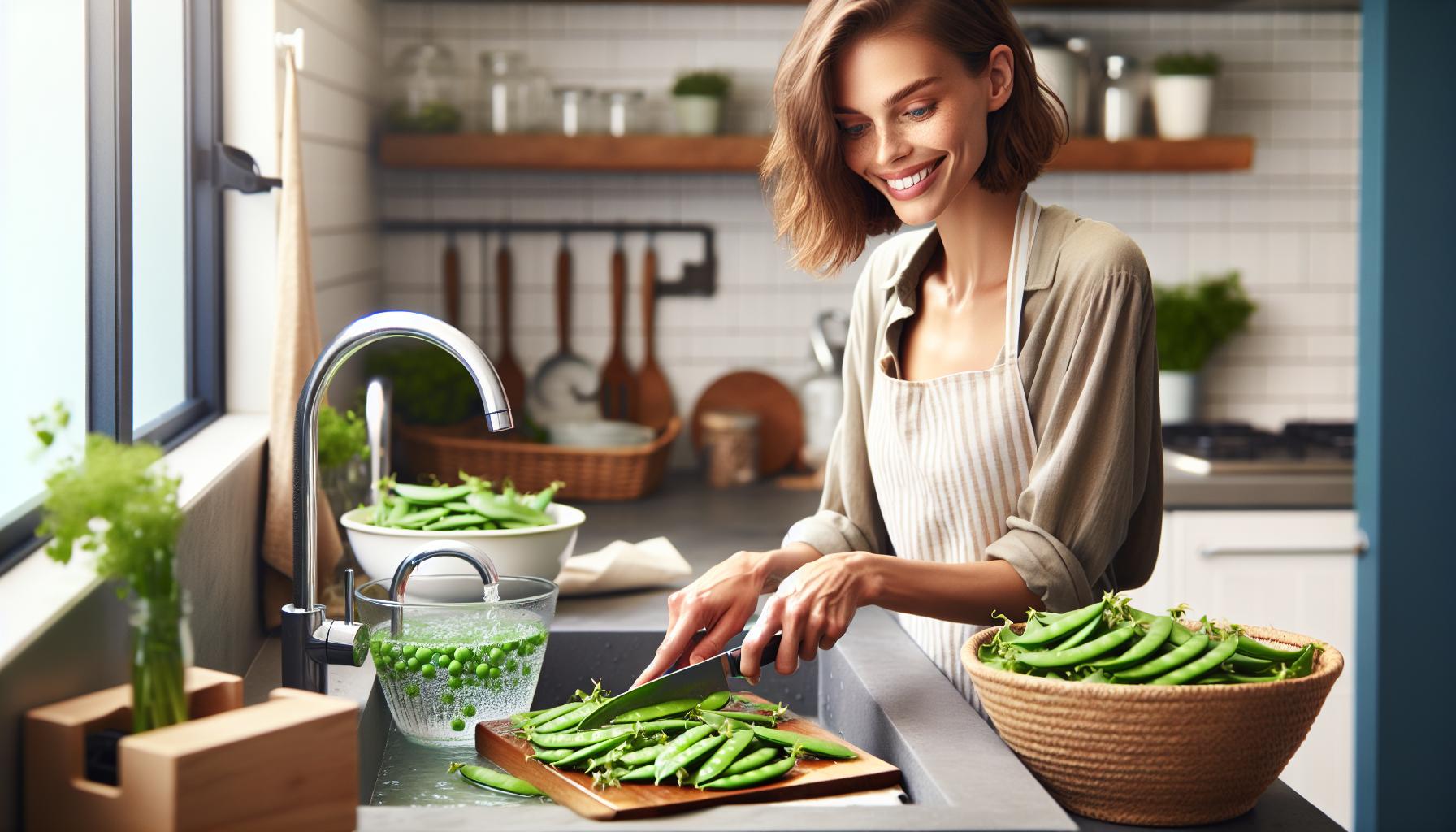 How to Freeze Pea Pods - Fresh for 8 Months - Terra's Kitchen