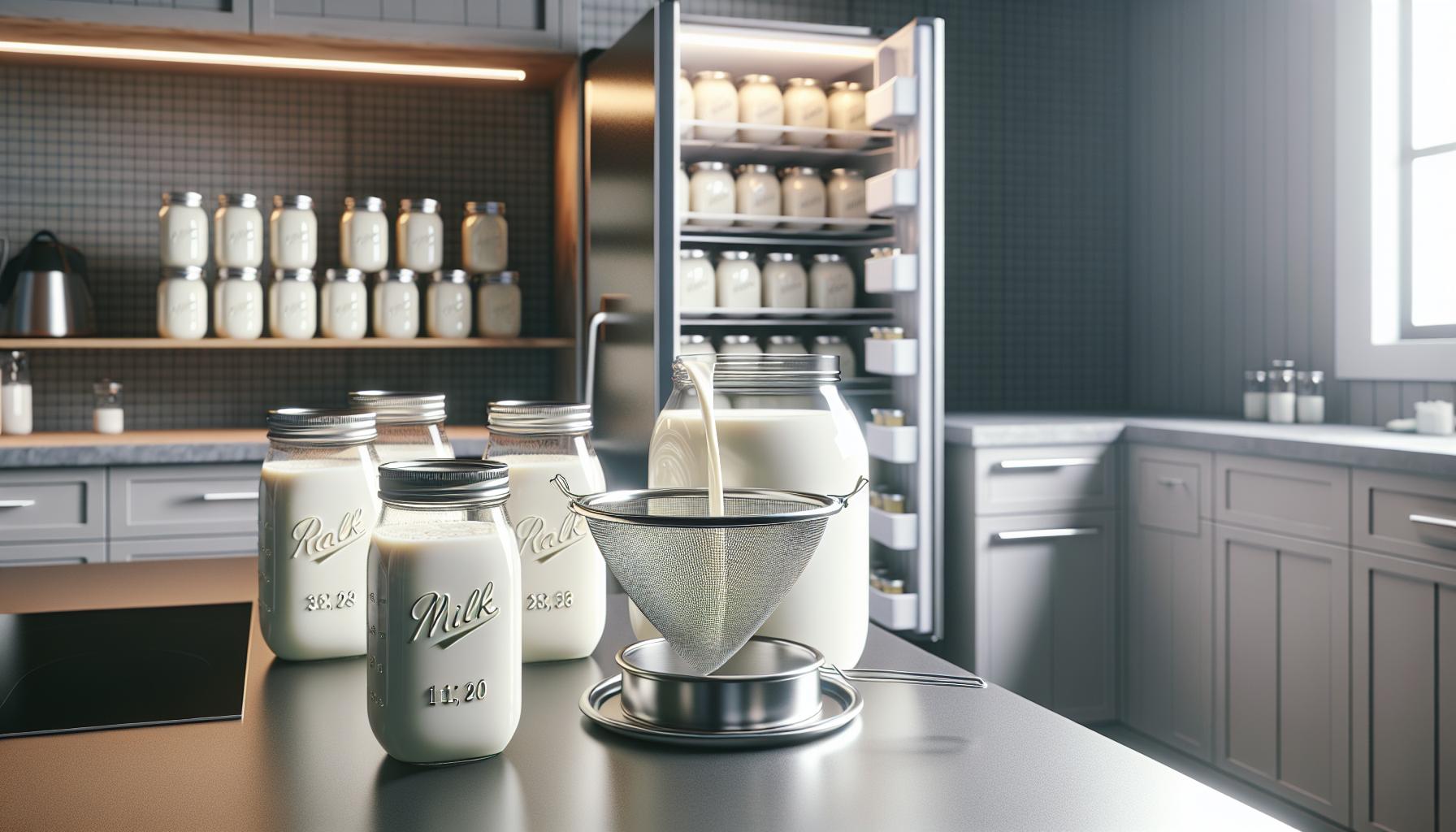 How to Freeze Raw Milk - Complete Storage Guide 2024 - Terra's Kitchen