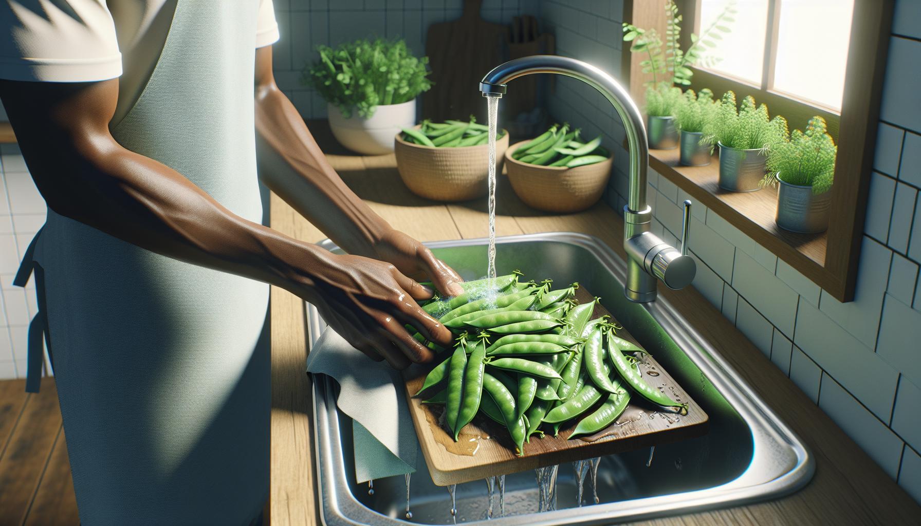 How to Freeze Snap Peas - Fresh for 8 Months - Terra's Kitchen